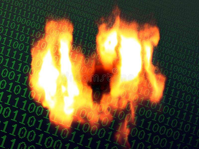 Burning binary background stock illustration. Illustration of internet ... Burning binary background stock illustration. Illustration of internet ...