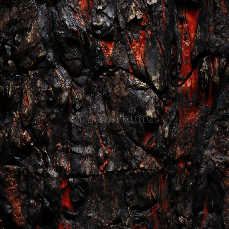 Black Lava Stone Texture, Highly Detailed Texture, Abstract, Textures ...