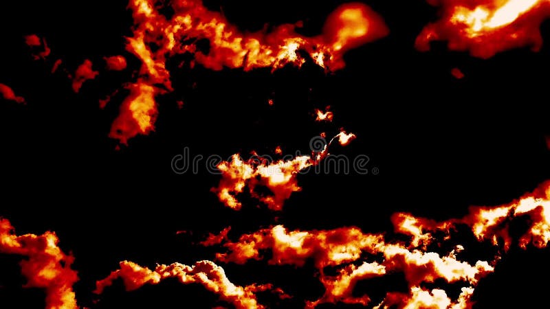 Hell Fire Sky and Clouds Time Lapse Stock Video - Video of flame ...
