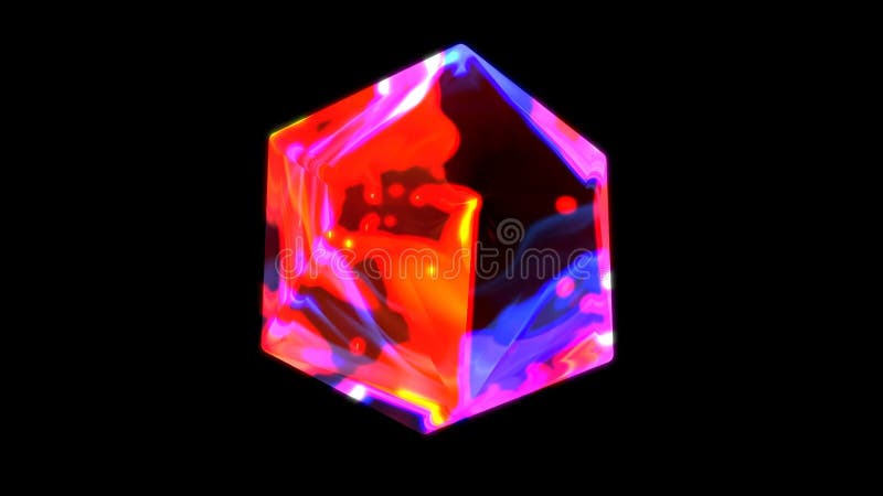 Burning Blue and Red Magic Sphere Stock Video - Video of matrix ...