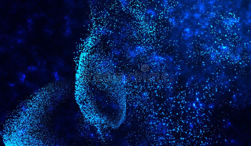 Burning Blue Sparks Rise from Fire ,Fire Particles on Blue Gradient ...