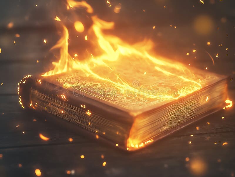 Burning Book Stock Illustrations – 8,359 Burning Book Stock ...