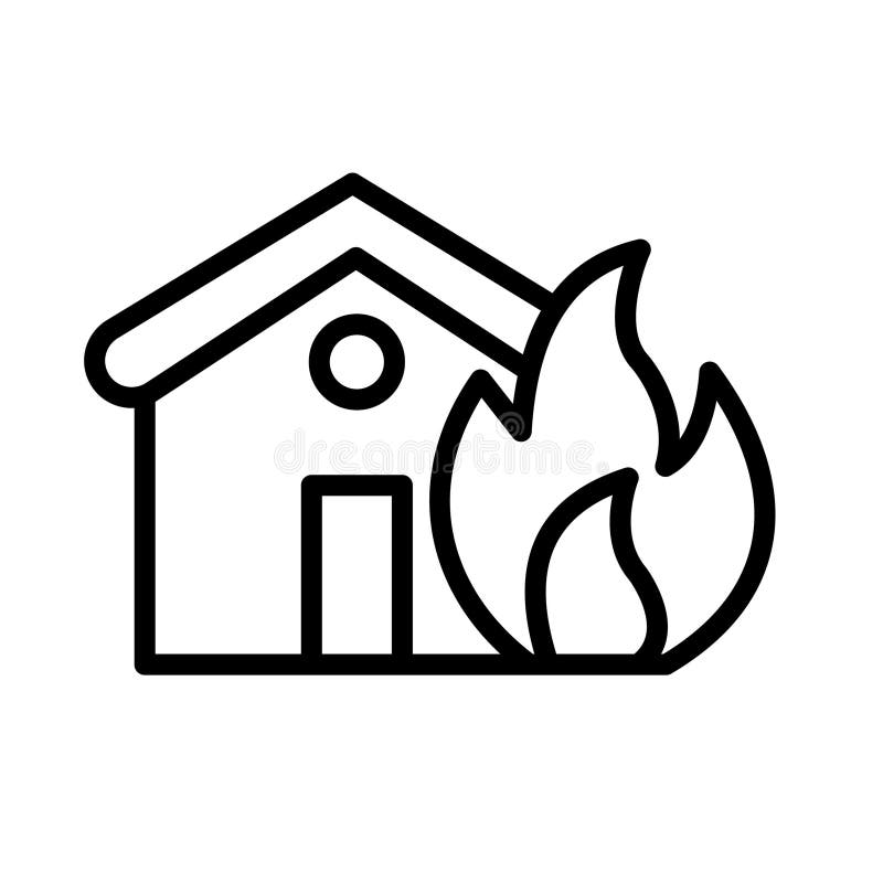 Burning Building Drawing Sketch Stock Illustrations – 65 Burning ...