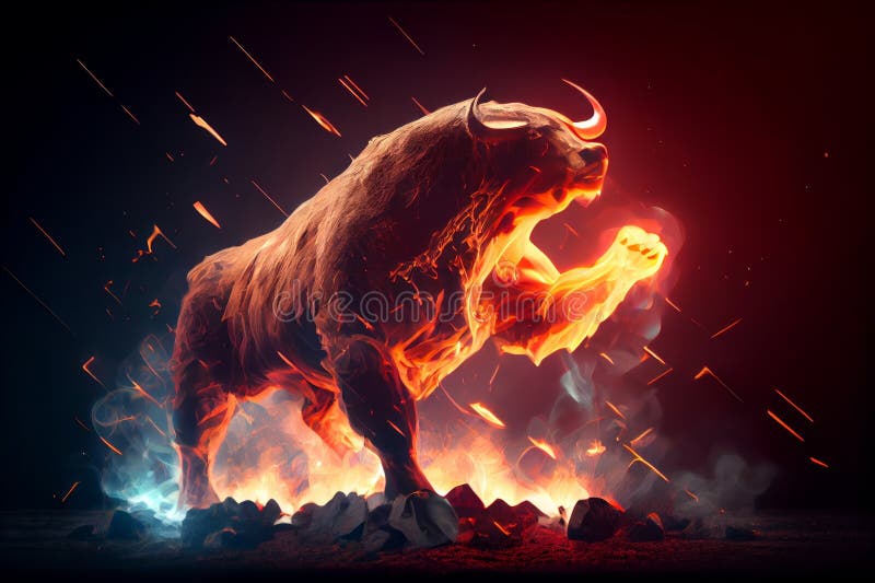 Burning Bull Stock Illustrations – 163 Burning Bull Stock Illustrations ...