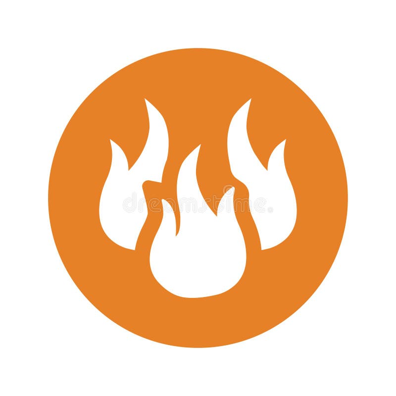Burning, burnt icon stock vector. Illustration of burn - 290812357