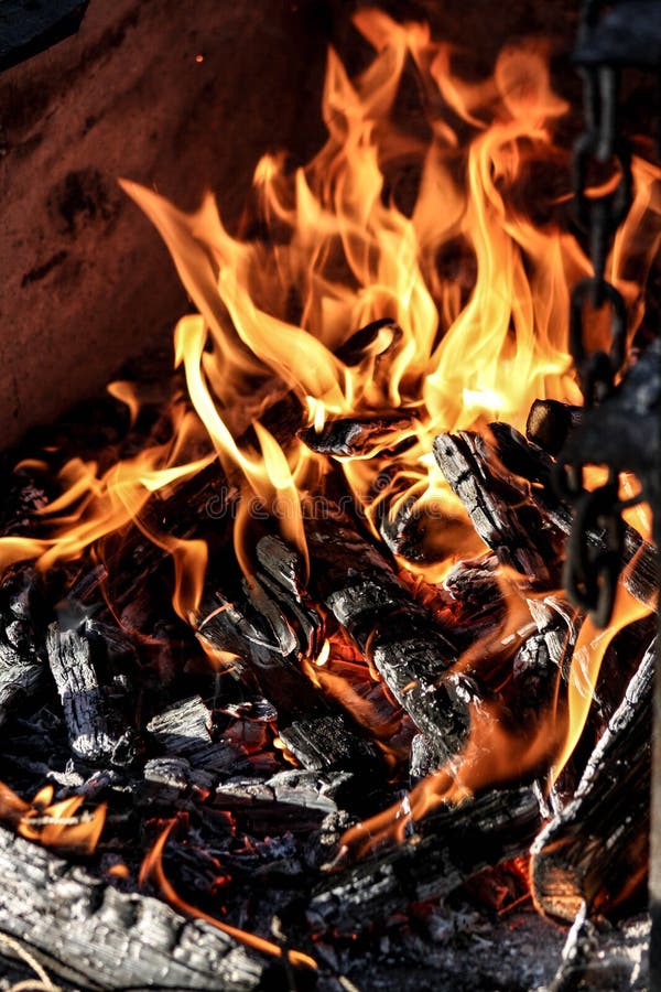 Burning stock image. Image of chain, ashes, yellow, orange - 44164277
