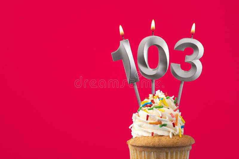 Candle Number 103 Stock Photos - Free & Royalty-Free Stock Photos from ...