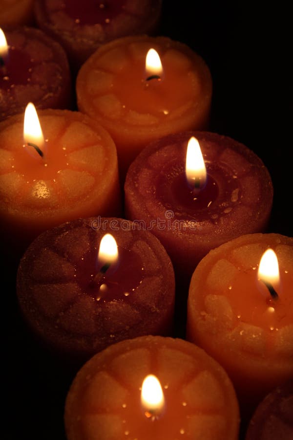 Burning Candles stock photo. Image of burn, candle, aroma - 11857404