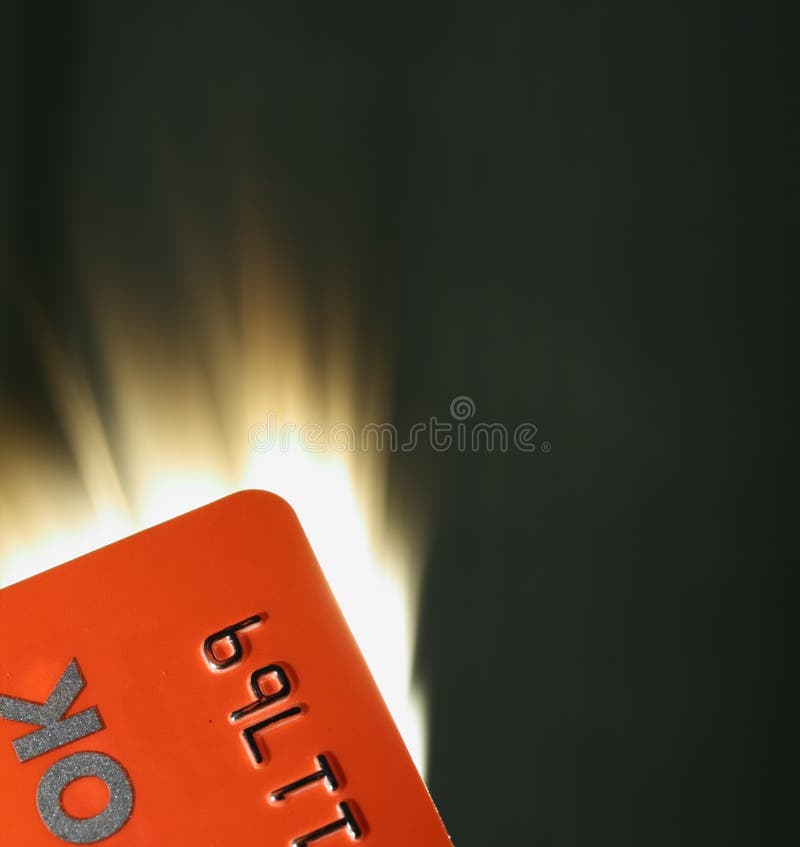 Burning U.S. Medicare Insurance Card Stock Photo - Image of stated ...