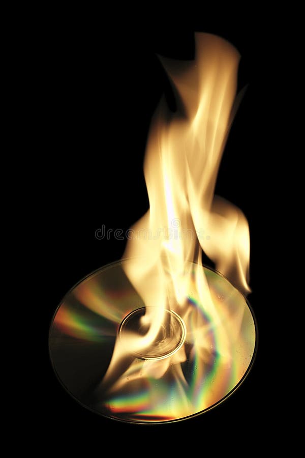 Burning a CD stock image. Image of data, compact, light - 5459589