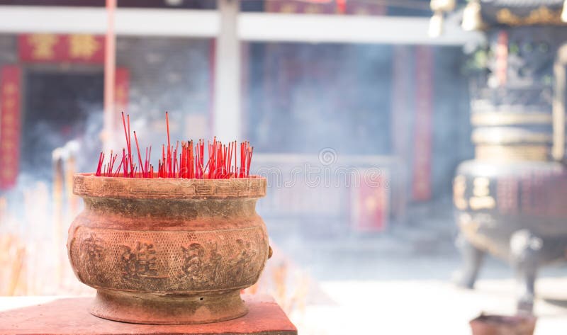 Burning chinese incense stock photo. Image of burner - 52076504