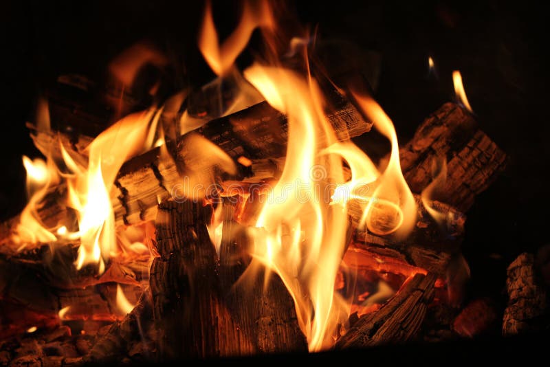 Burning cinders stock image. Image of barbecue, firewood - 93556265