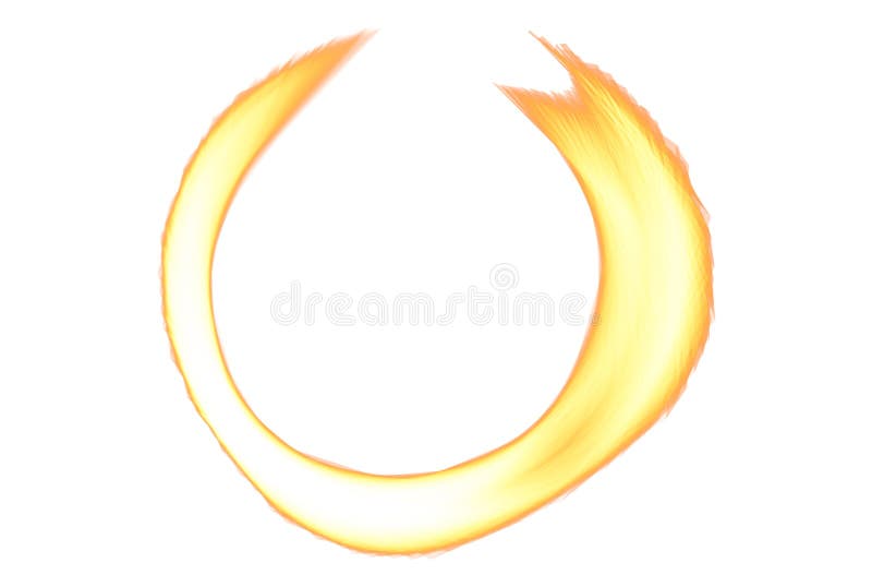 Burning Circle Flame Rectangle Fire Shape Flammable Detonation Art ...