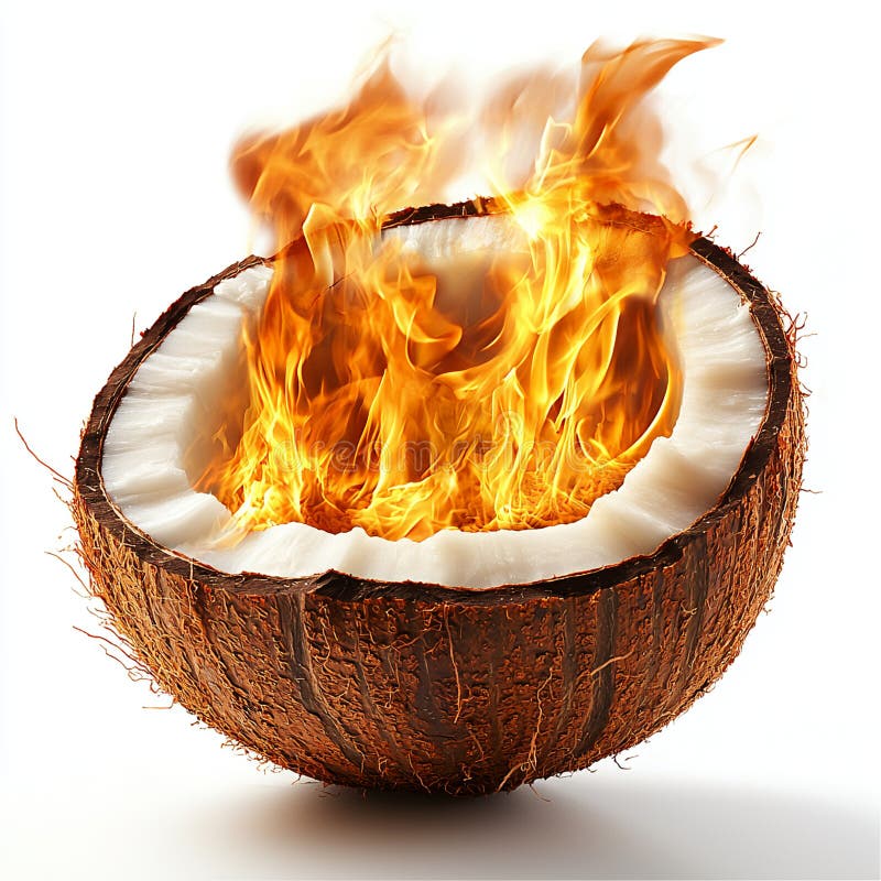 Burning Idea. 3D Rendering stock illustration. Illustration of bright ...