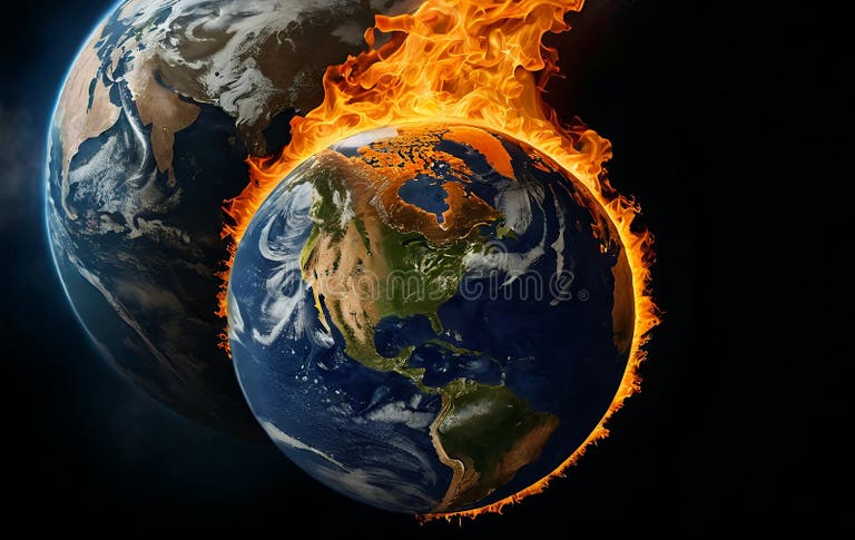 Burning Earth, Global Warming, Climate Change, Environmental Disaster ...