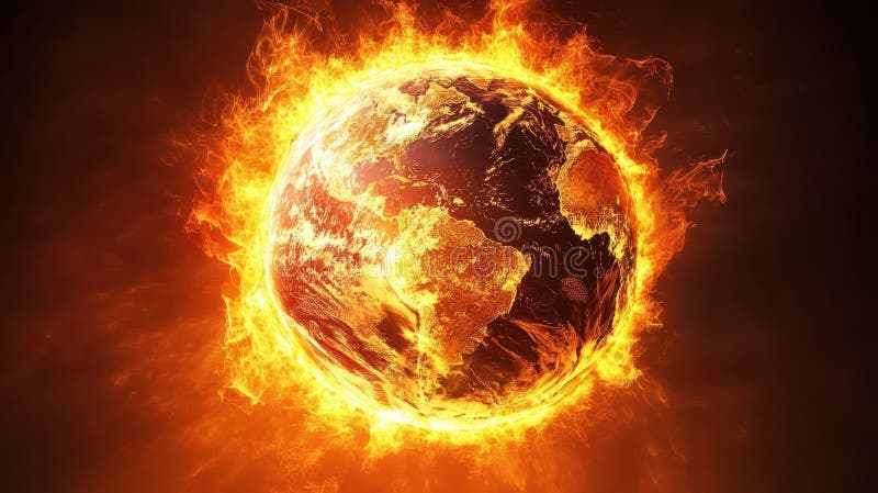 Burning Earth, a Visual Depiction of Planetary Destruction and ...