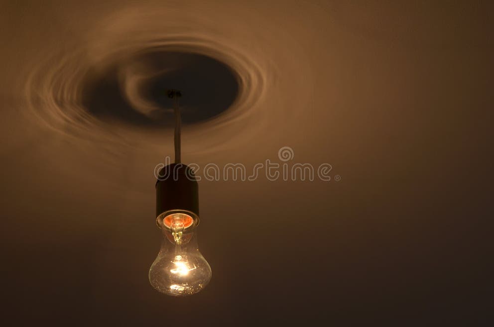 Burning electric bulb stock image. Image of home, electricity - 83873335