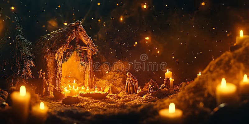 Burning Embers Candlelight Background Stock Illustration - Illustration ...