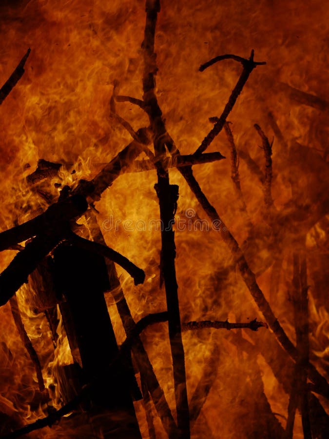 Burning fire background stock image. Image of background - 12370689