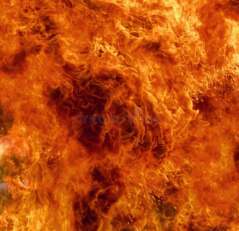 Burning fire stock image. Image of explosion, burn, closeup - 42583317