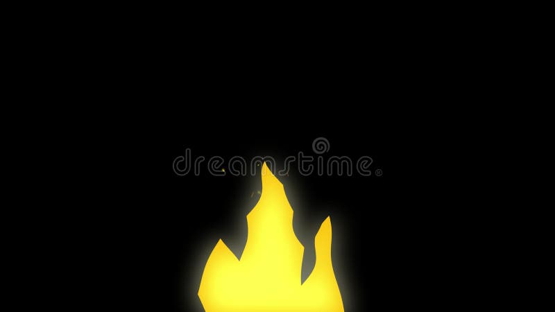 Red Fire with Cartoon Speed Lines. Comic Rays on Black Background ...