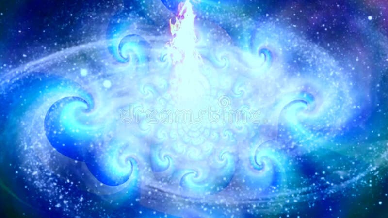 Burning Fire in the Center of the Universe Stock Video - Video of ...