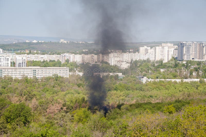 Fire in big city stock image. Image of bombay, bandra - 55464767