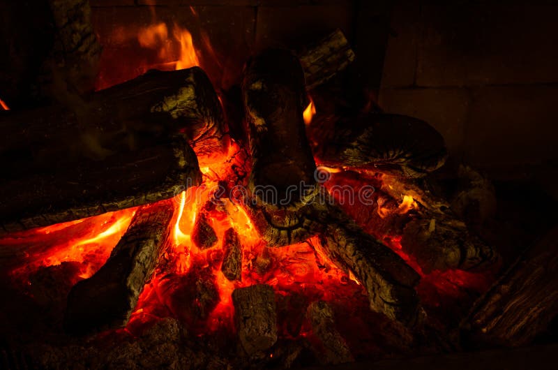 Burning fire close-up stock photo. Image of smoke, fire - 88937660