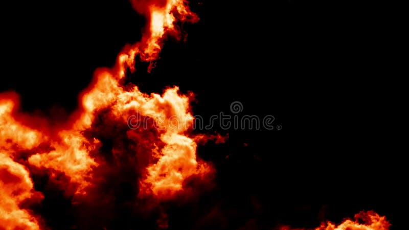 Burning Fire Clouds Like Devil Hell Stock Footage - Video of abstract ...