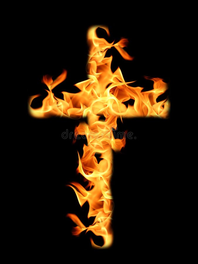 Fire cross stock image. Image of moving, fire, branch - 39406959