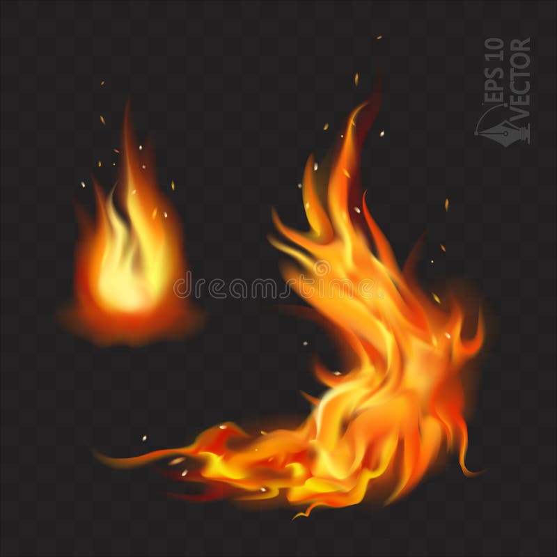 Single Flame Transparent Background Stock Illustrations – 475 Single ...