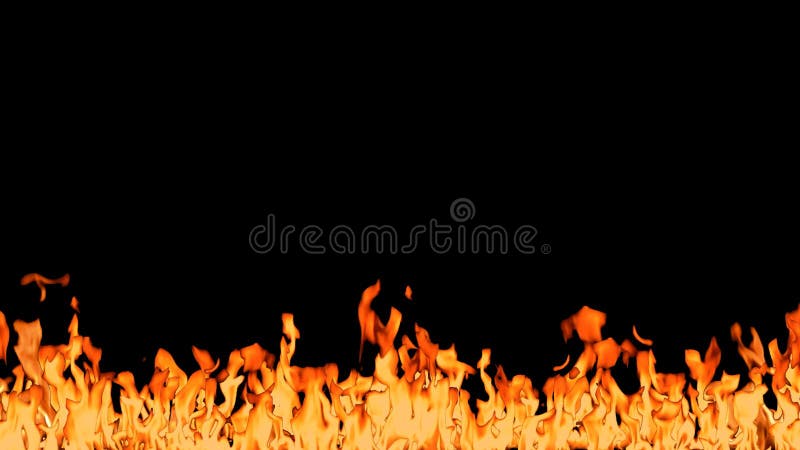 Burning Fire Flames with Alpha Channel, Background, Unique Design ...