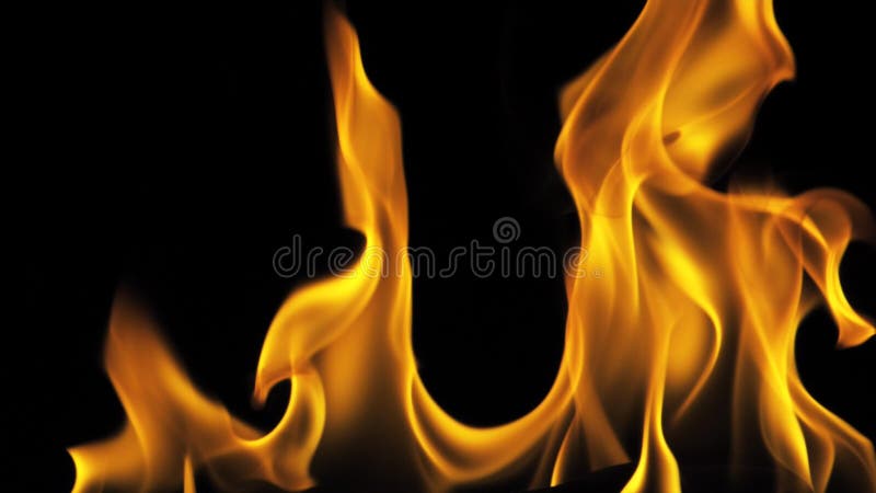 Burning Fire Flames Full Screen Stock Footage - Video of element ...