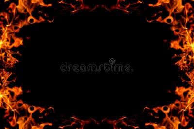 Burning fire frame stock photo. Image of wallpaper, fire - 9014544