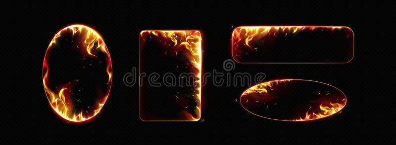Realistic Flame Border Stock Illustrations – 1,759 Realistic Flame ...