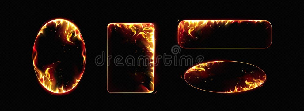 Burning Fire Frames Stock Illustrations – 676 Burning Fire Frames Stock ...