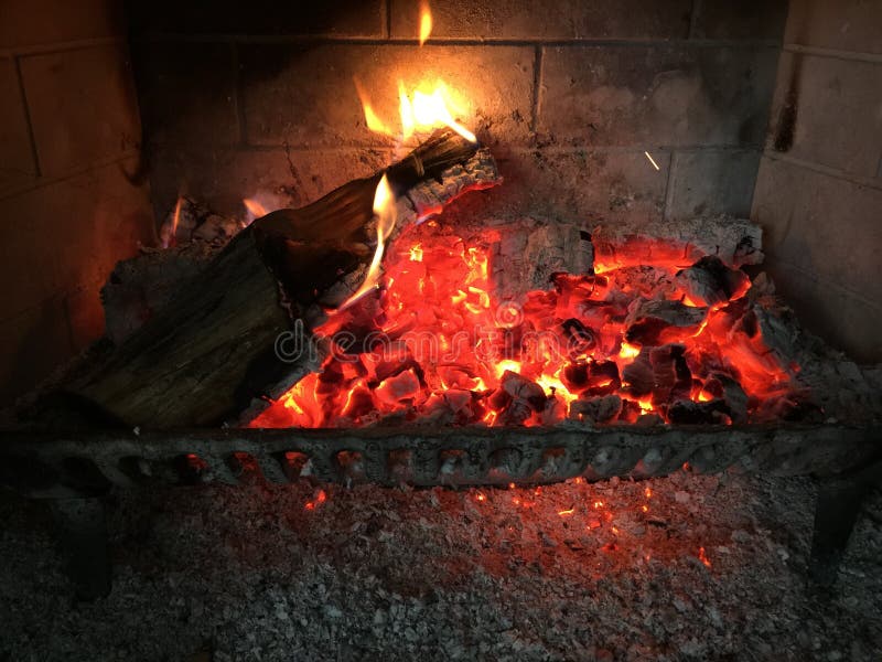 Burning fire stock photo. Image of grill, fireside, burning - 49817232
