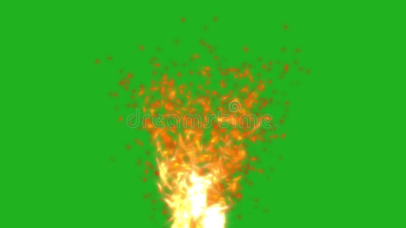 Fire Stream Motion Graphics with Green Screen Background Stock Footage ...