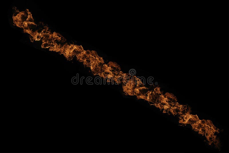 Burning fire trail stock photo. Image of black, fire - 64271148