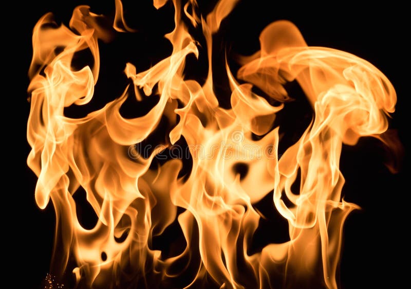 Burning flame stock image. Image of light, fireplace - 54249571