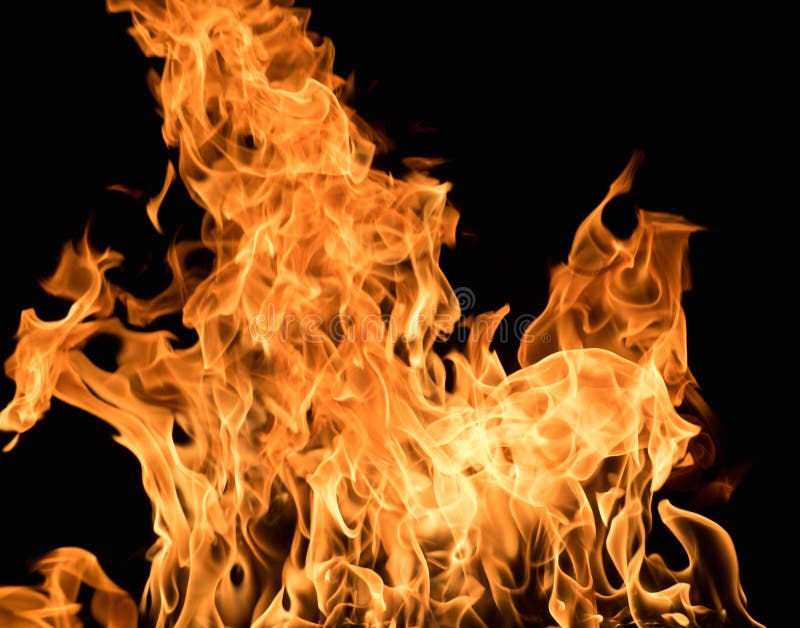 Burning flame stock image. Image of bonfire, danger, hell - 54533807