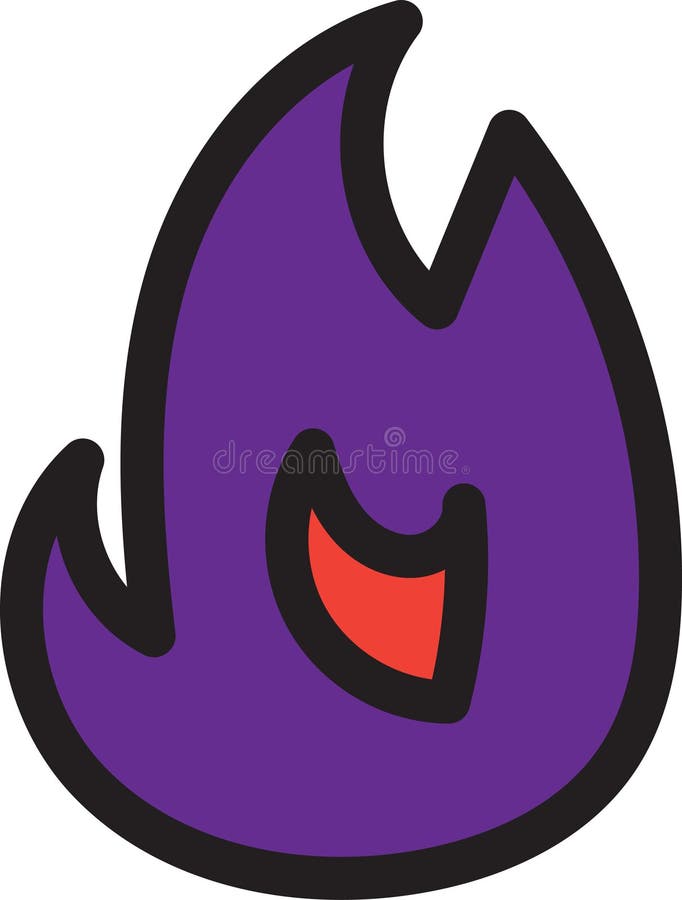 Burning Flame for Make Lab Experiment Icon Vector Stock Vector ...