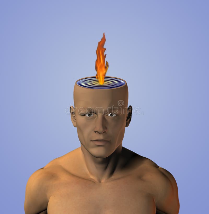 Flaming Brain Stock Illustrations – 32 Flaming Brain Stock ...