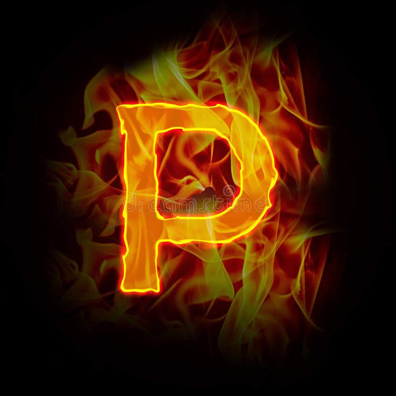 Flames Alphabet Letter P Stock Illustrations – 118 Flames Alphabet ...