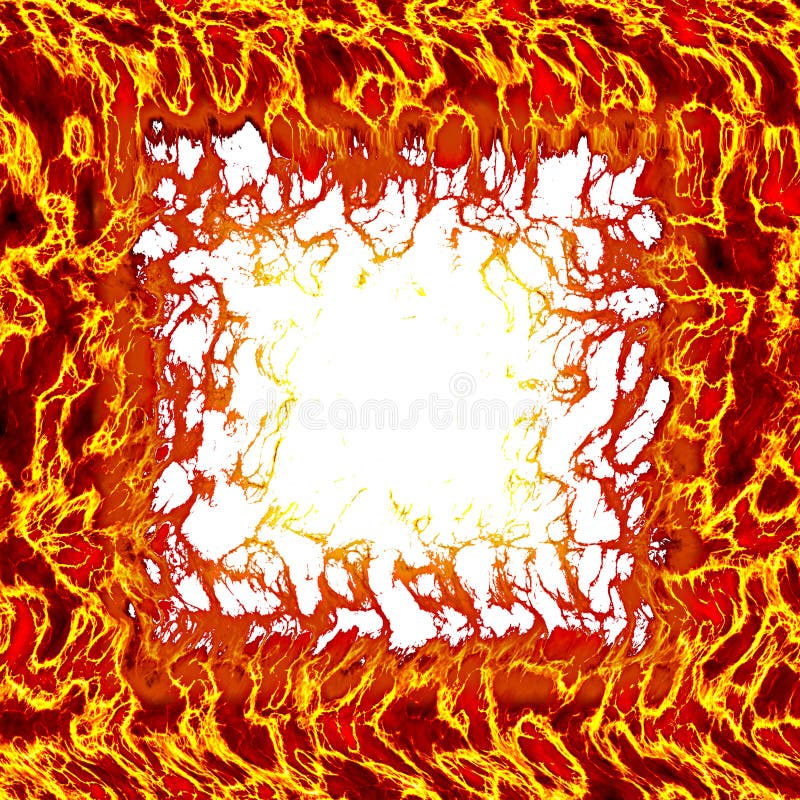 Burning frame stock illustration. Illustration of design - 15224092