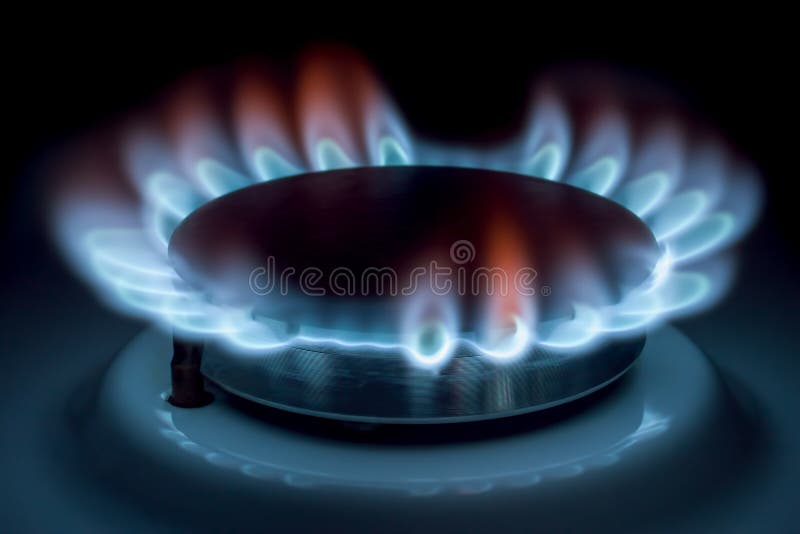 Burning gas stock image. Image of conserve, flames, home - 29066643