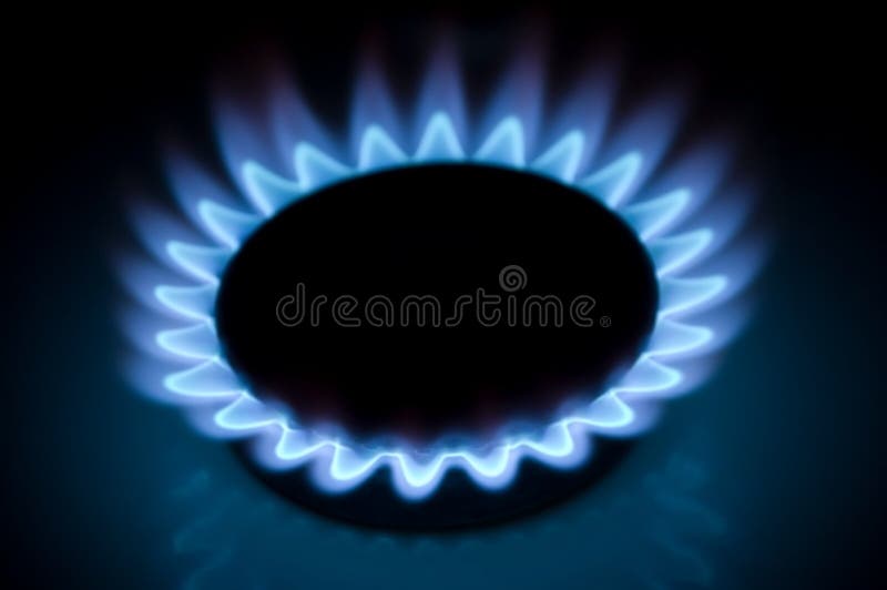 Burning gas ring stock image. Image of flame, burns, blue - 11739553