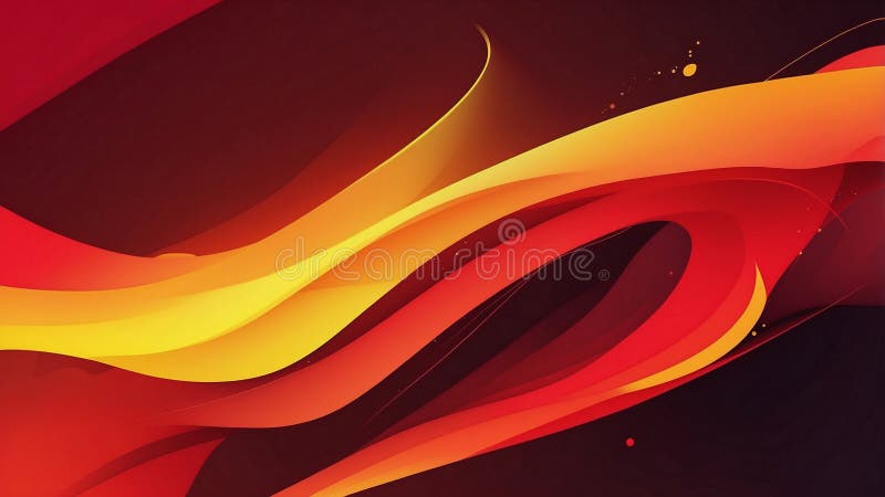 Burning Gradient Flow Paper Cut Style Ai Generated Stock Photos - Free ...