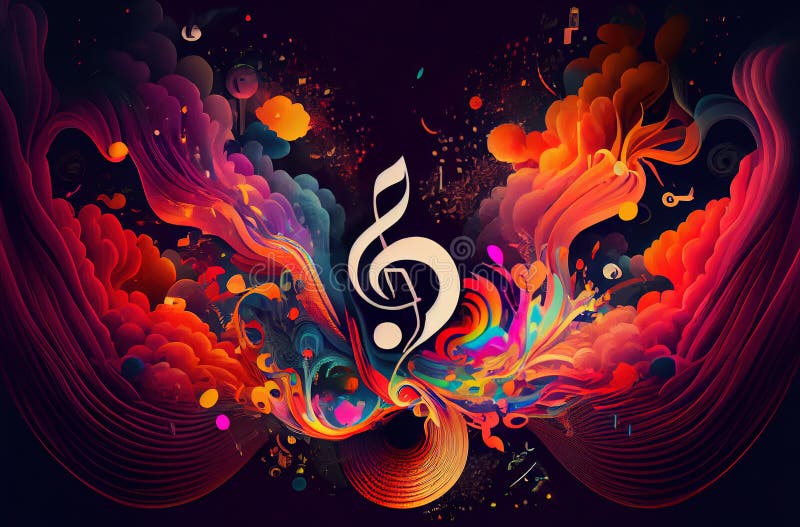 Burning Headphones, Music Concept Stock Image - Image of curve, symbols ...