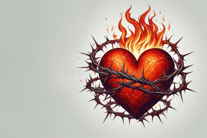 Heart Thorns Fire Stock Photos - Free & Royalty-Free Stock Photos from ...